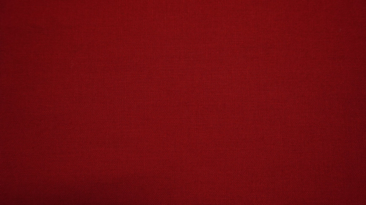 Premium Homespun Fabric - Savvy Red | Sold By The Metre | Hab & Fab