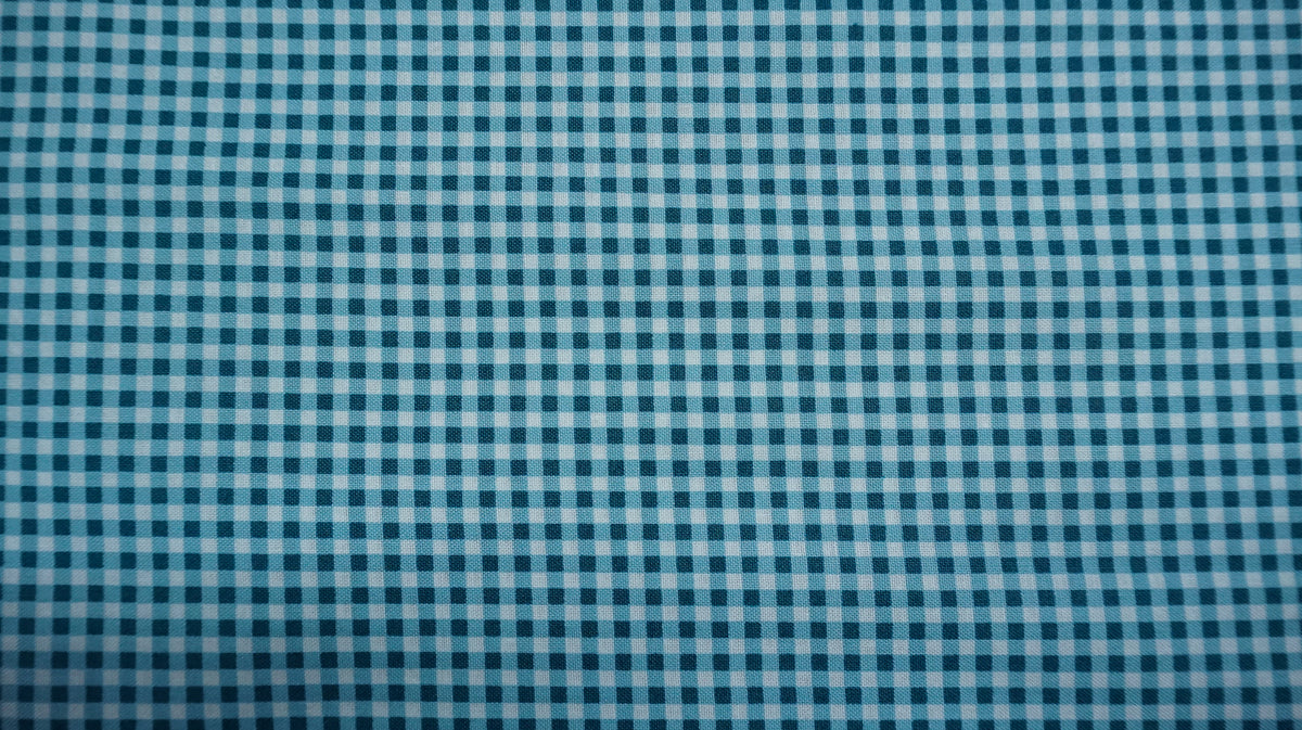 100% Cotton - Beautiful Basic - Blue Checks – Hab & Fab