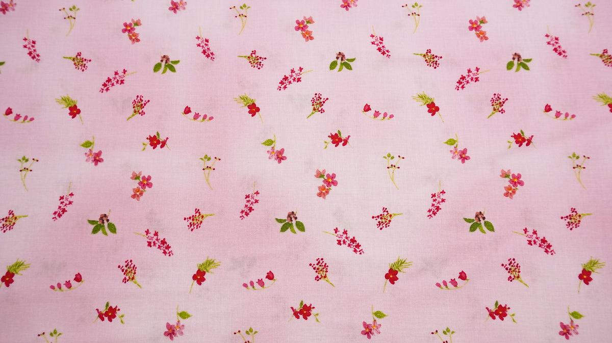 100% Cotton - Flower Shop - Baby Florals - 3 Colours – Hab & Fab