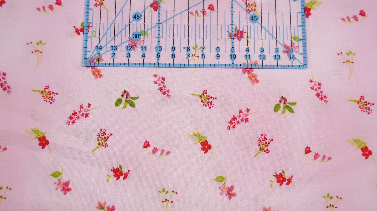 100% Cotton - Flower Shop - Baby Florals - 3 Colours – Hab & Fab