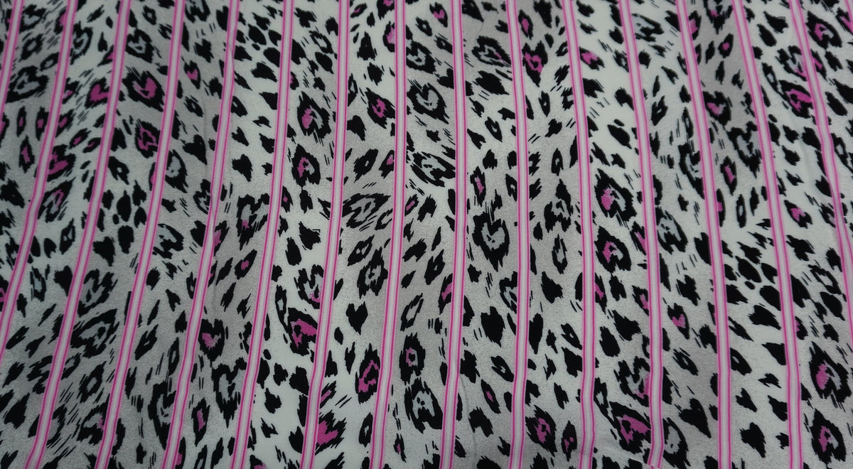 Printed Rayon - Pink Tiger Print – Hab & Fab