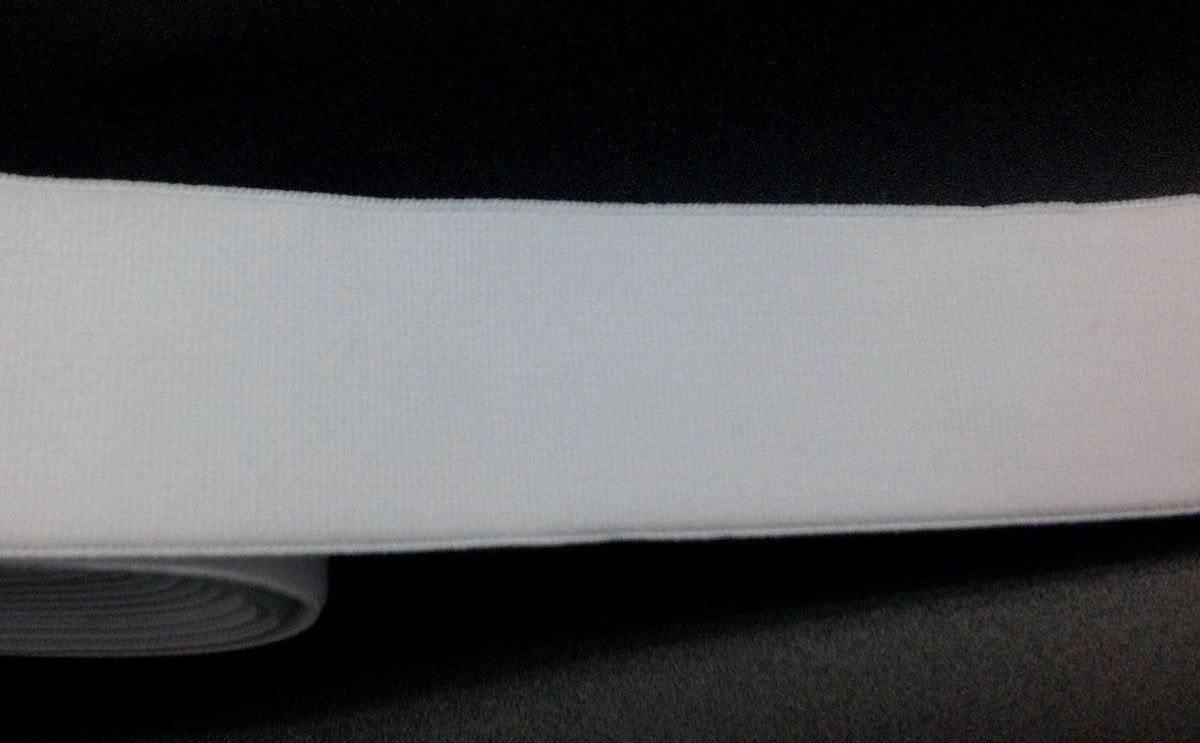 Soft Brushed Elastic - White – Hab & Fab