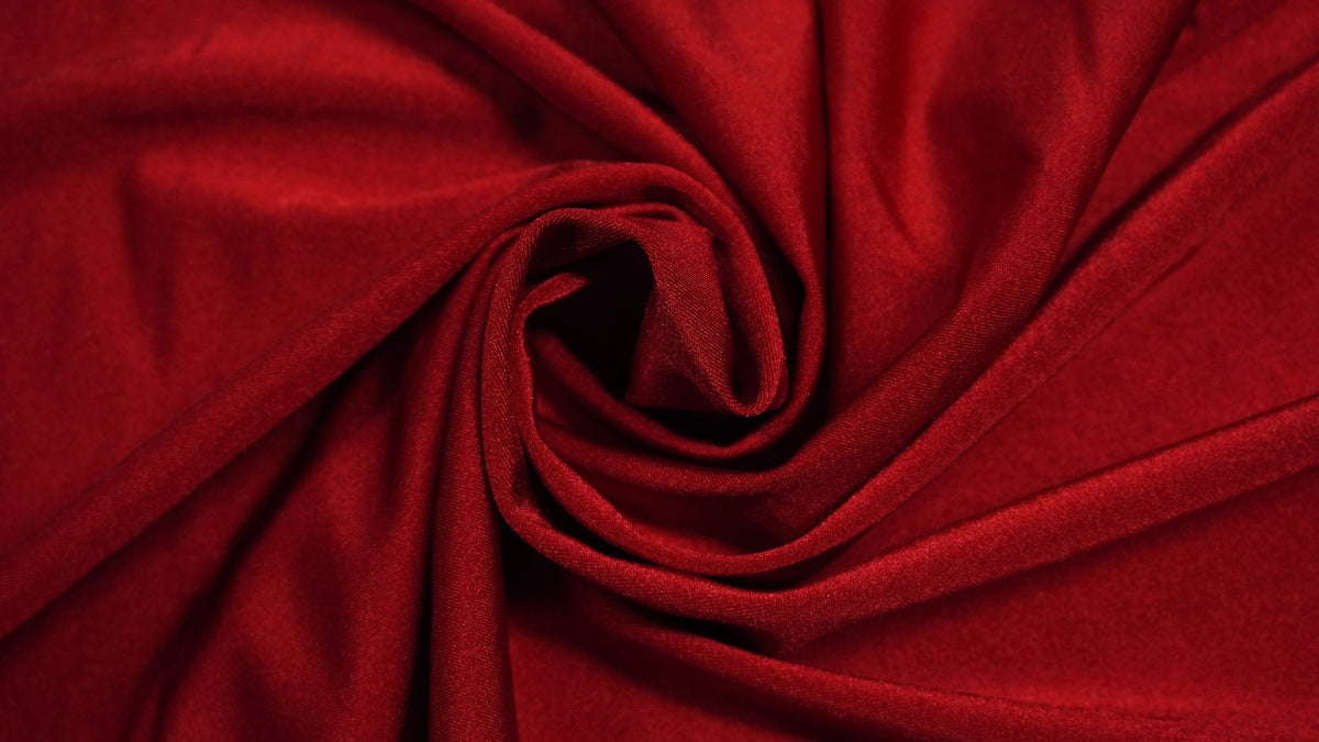 Spandex Four-Way - Deep Red – Hab & Fab